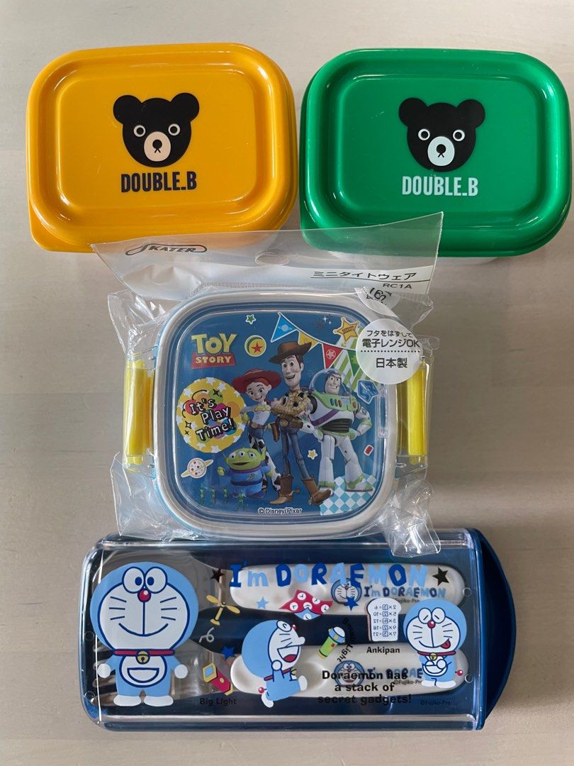 Doraemon Cutlery Toy Story Food Container, Babies & Kids, Nursing ...