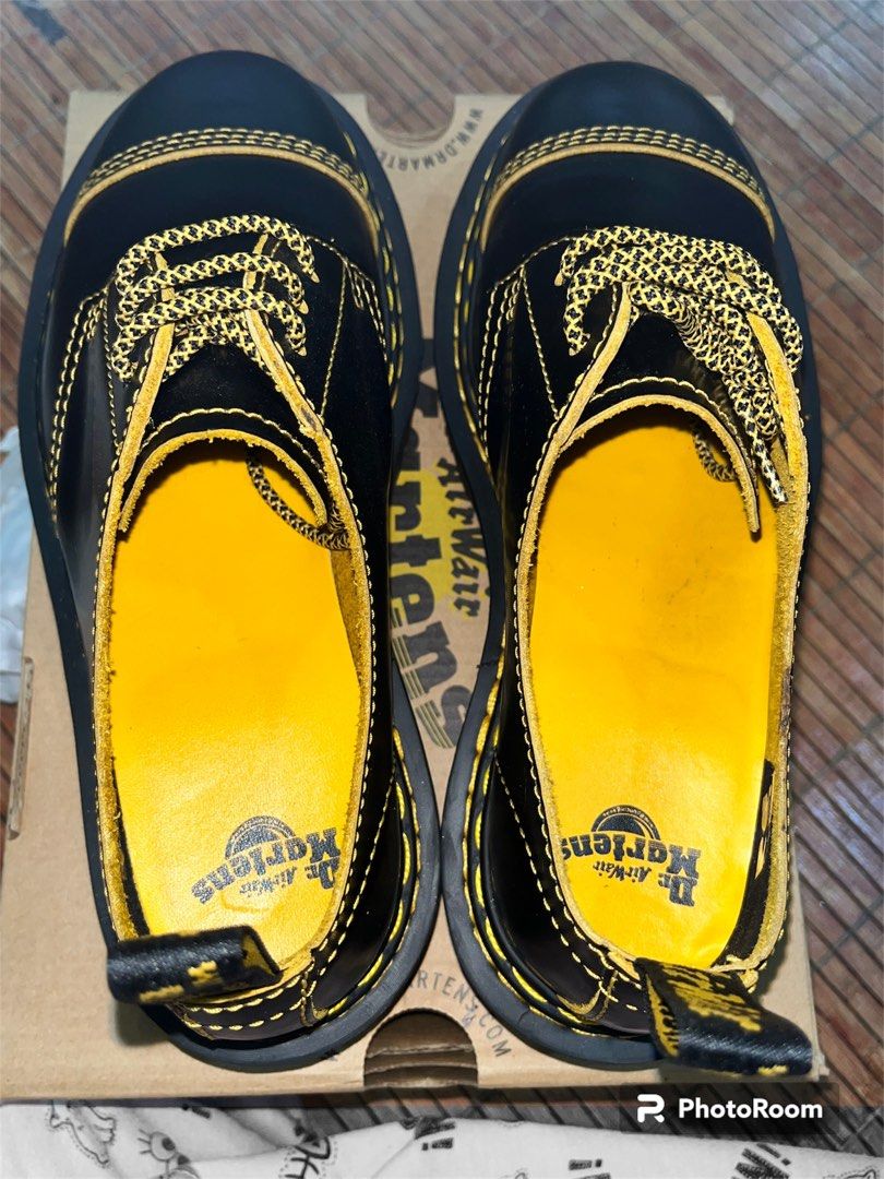 DR MARTENS 1461 BEX DOUBLE STITCH SMOOTH LEATHER QUAD SHOE SIZE AW005, Men's Fashion, Footwear ...