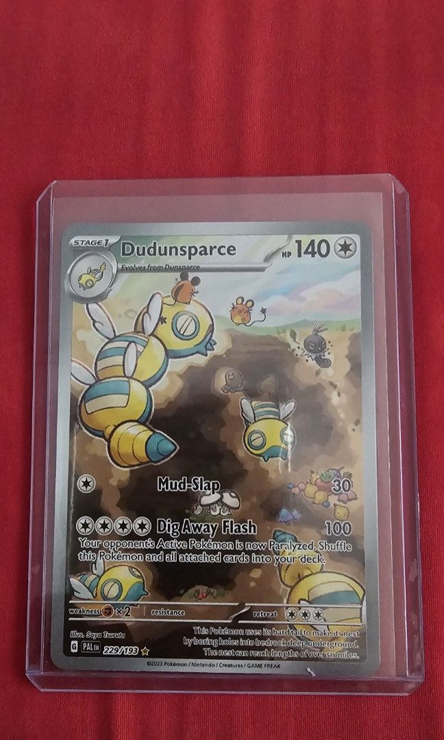 Dudunsparce - Illustration Rare (IR), Hobbies & Toys, Toys & Games on ...