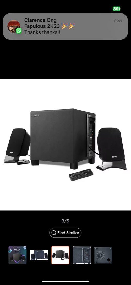 Edifier XM2PF 2.1 Multimedia Speaker, Audio, Soundbars, Speakers ...