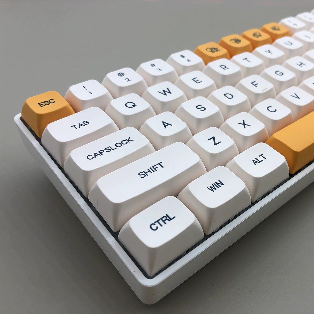 EPOMAKER Honey-Milk 140 Keys XDA Profile PBT Dye Sublimation Keycaps ...