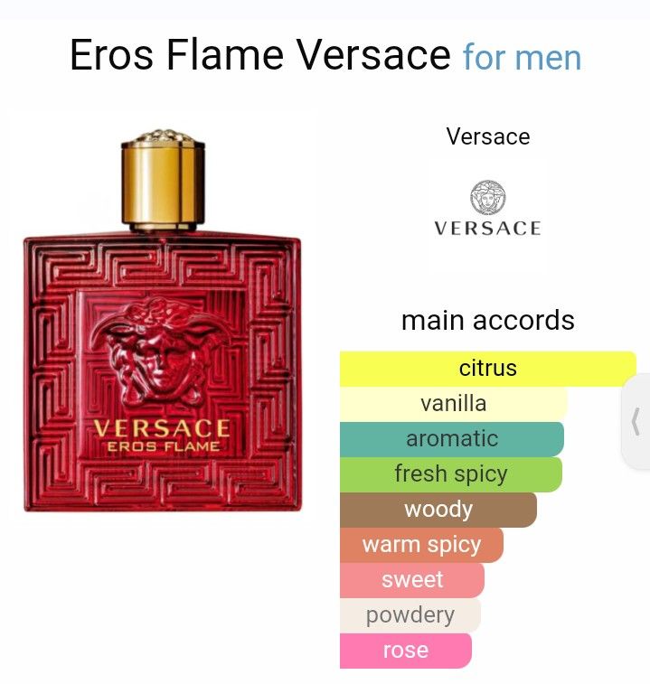EROS FLAME EDP 100ML, Beauty & Personal Care, Fragrance & Deodorants on Carousell