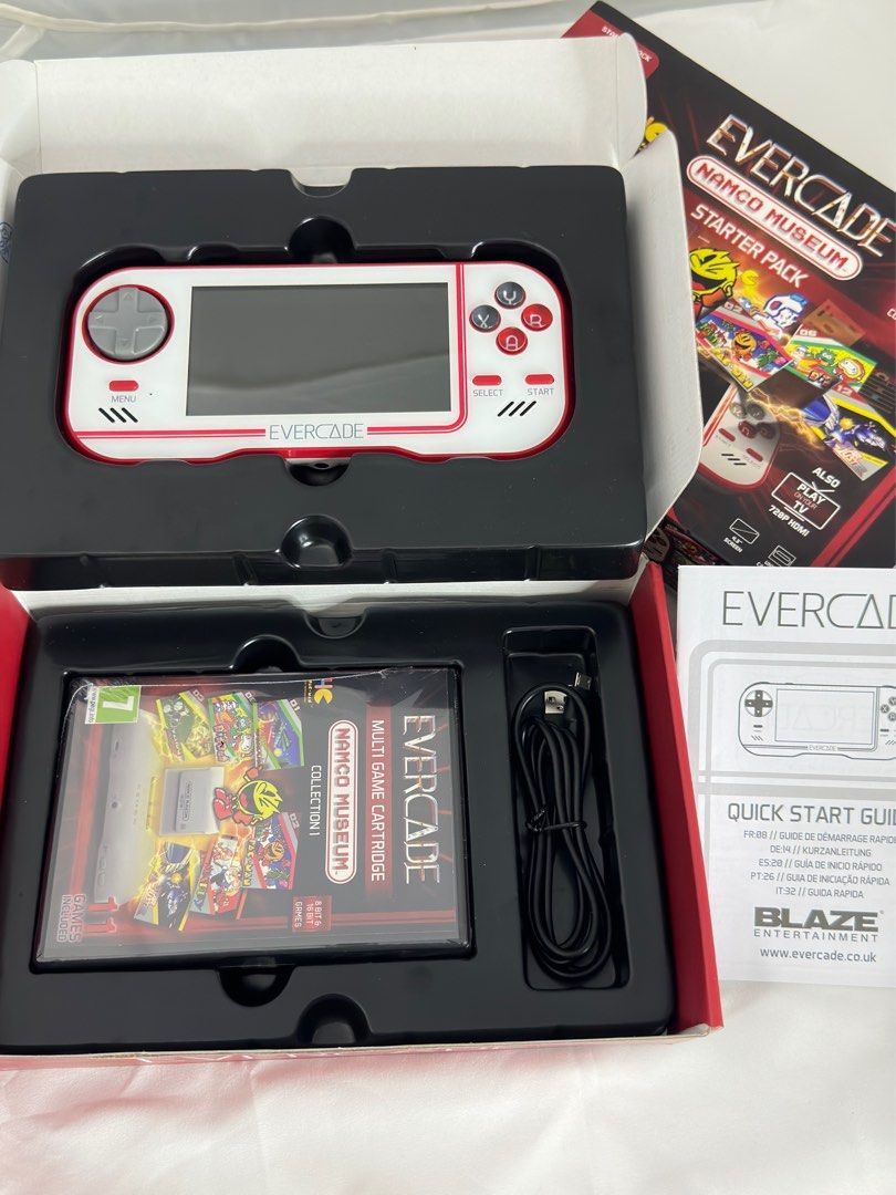 Evercade Starter Pack + Namco Museum Collection 1, Video Gaming, Video ...