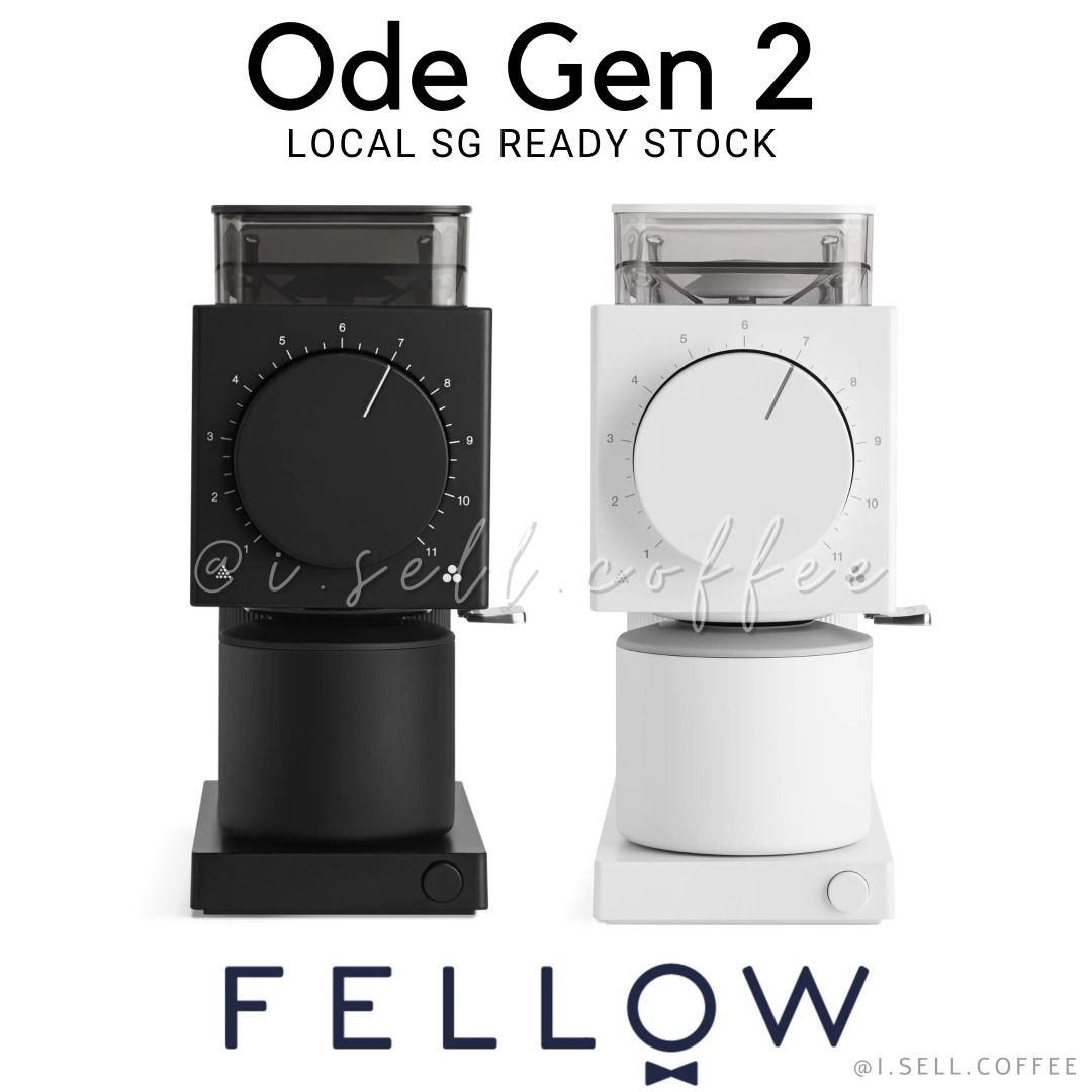 Fellow Ode Coffee Grinder Gen 2 (Black/White) [Local Authorised ...