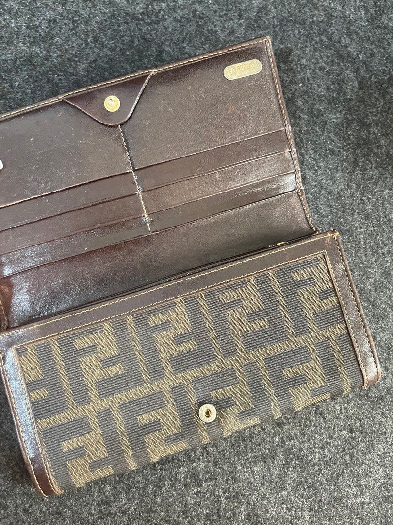 Fendi Long Wallet, Luxury, Bags & Wallets on Carousell