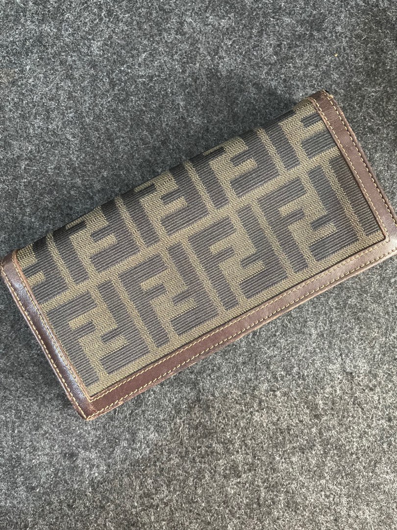 Fendi Long Wallet, Luxury, Bags & Wallets on Carousell