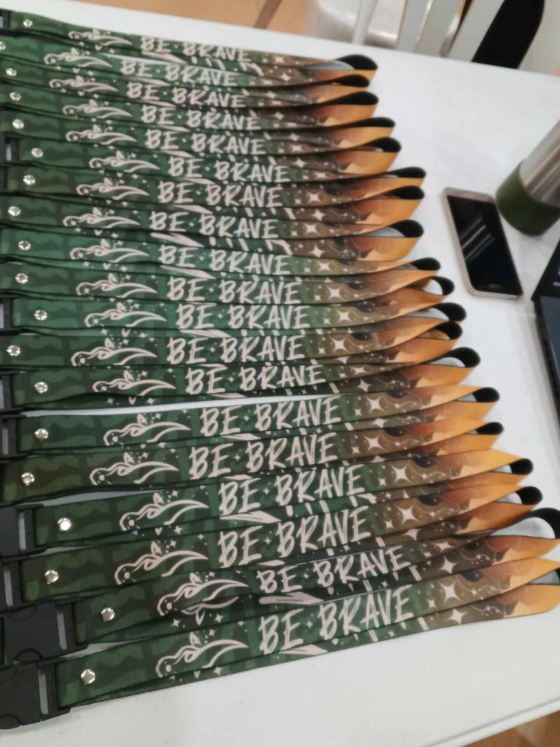 FEU Be Brave Starry Halls ID Lace & Lanyard, Hobbies & Toys, Stationary ...