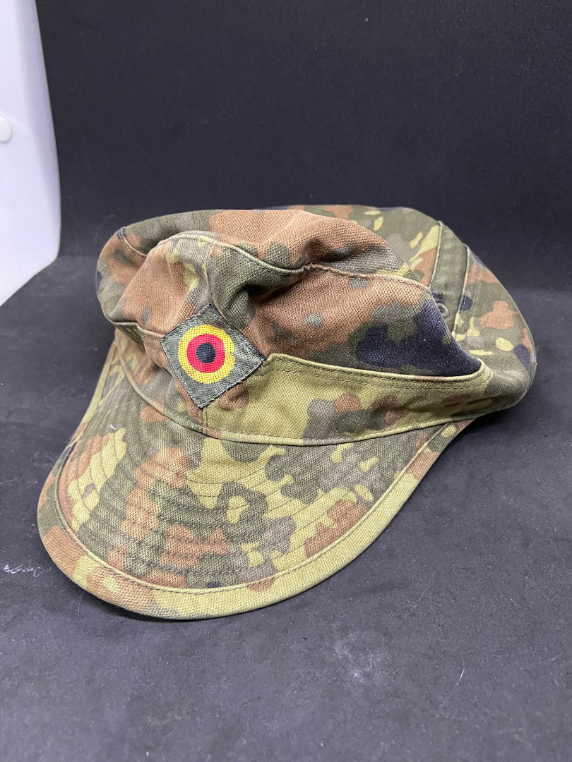Flecktarn field cap, Hobbies & Toys, Travel, Travel Essentials & Accessories on Carousell