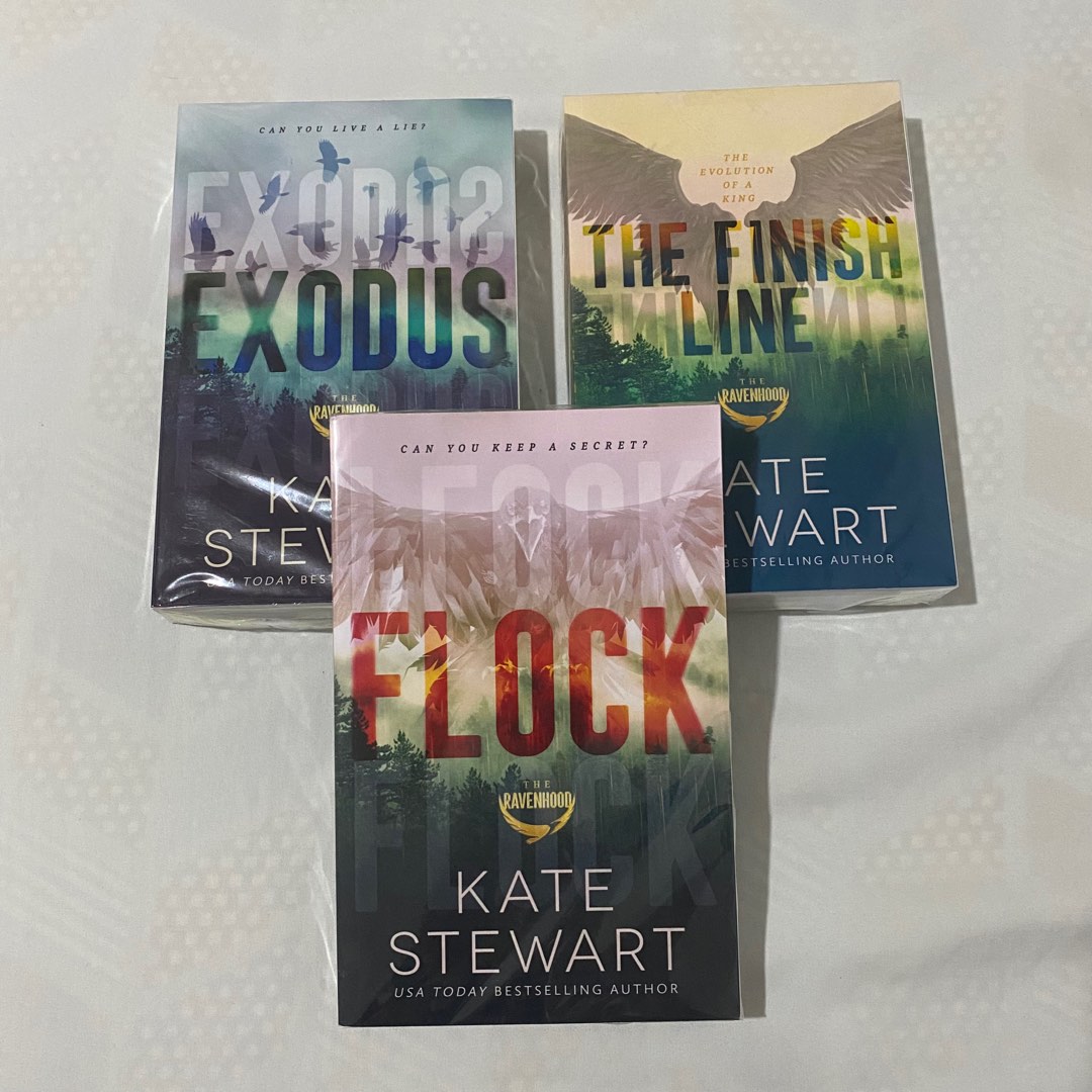 Flock Ravenhood series SET (Book 1-3) on Carousell