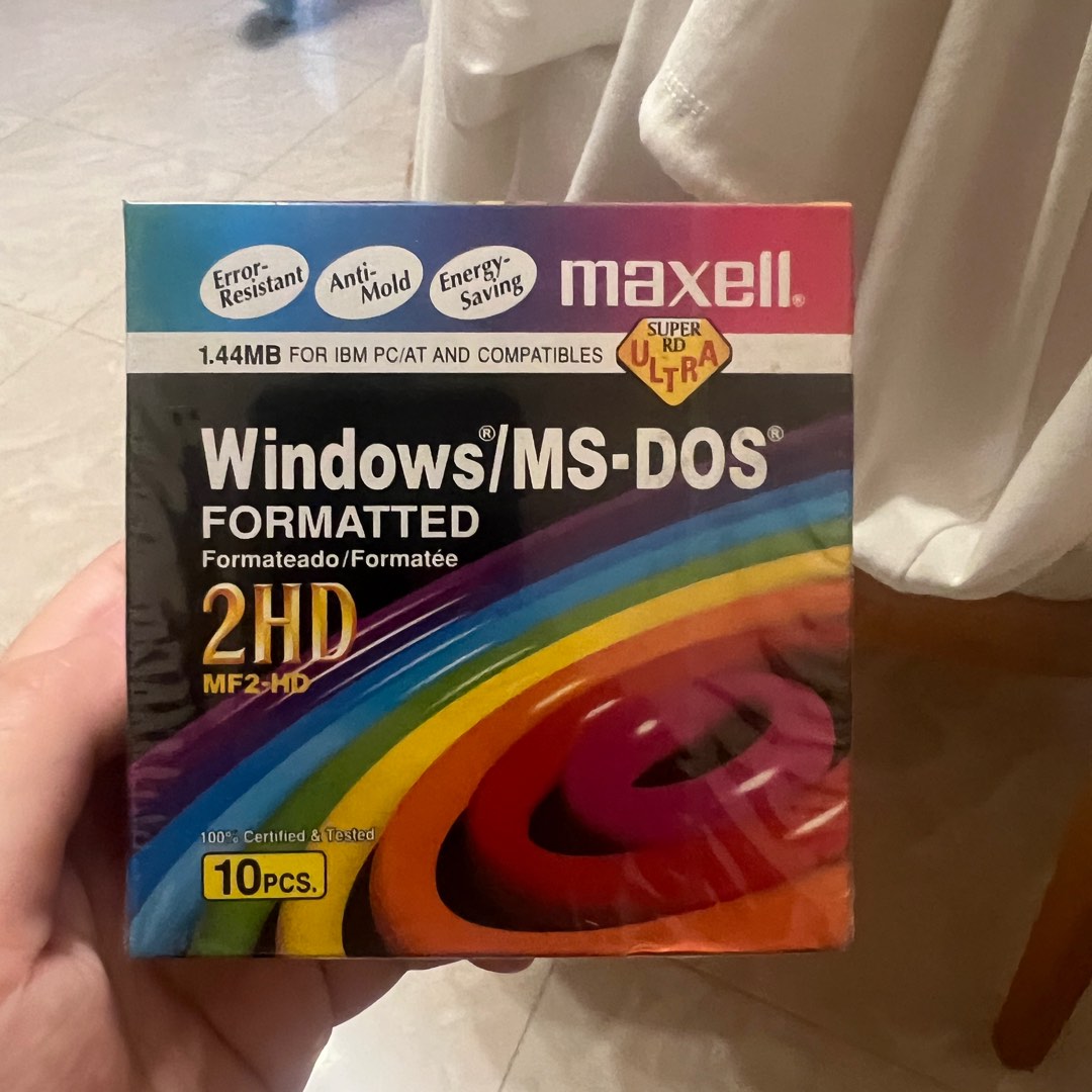 Floppy disk maxwell 1.44 MB 10pcs, 電腦＆科技, 電腦周邊及配件, 硬碟及儲存器 - Carousell