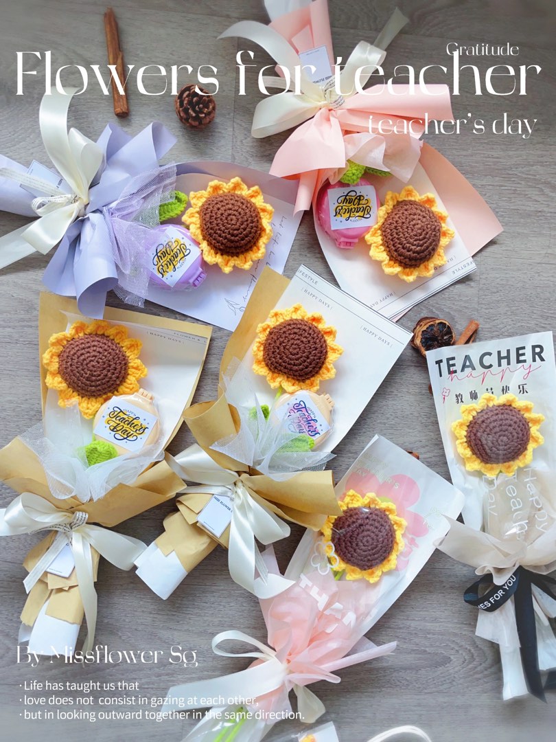Flower Bouquet teachers day, Hobbies & Toys, Stationery & Craft ...