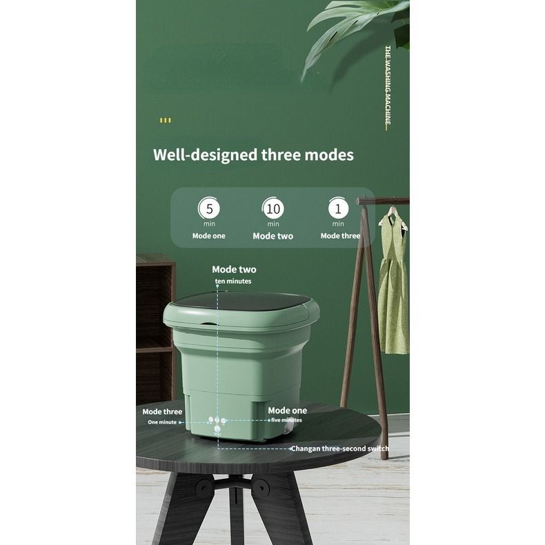 Folding washing machine elution integrated automatic underwear special ...