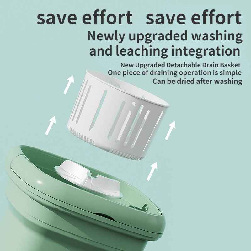 Folding washing machine elution integrated automatic underwear special ...