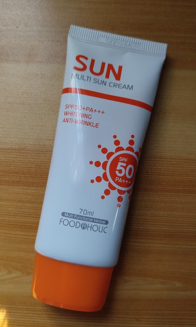 FREE! Foodaholic Multi-Sun Cream SPF 50 PA+++ 70ml, Beauty & Personal Care, Face, Face Care on ...