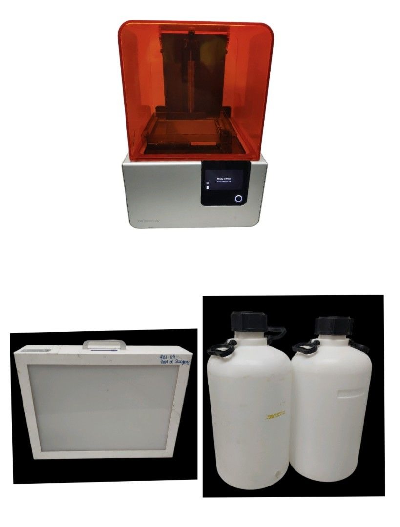 FORMLABS 3D Printer,STRATAGENE White Light Box ,Water Storage gallons ...