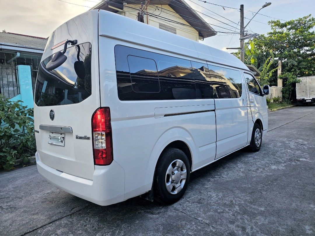 Foton transvan hi roof 2019 manual diesel mt hi-roof view traveller ...