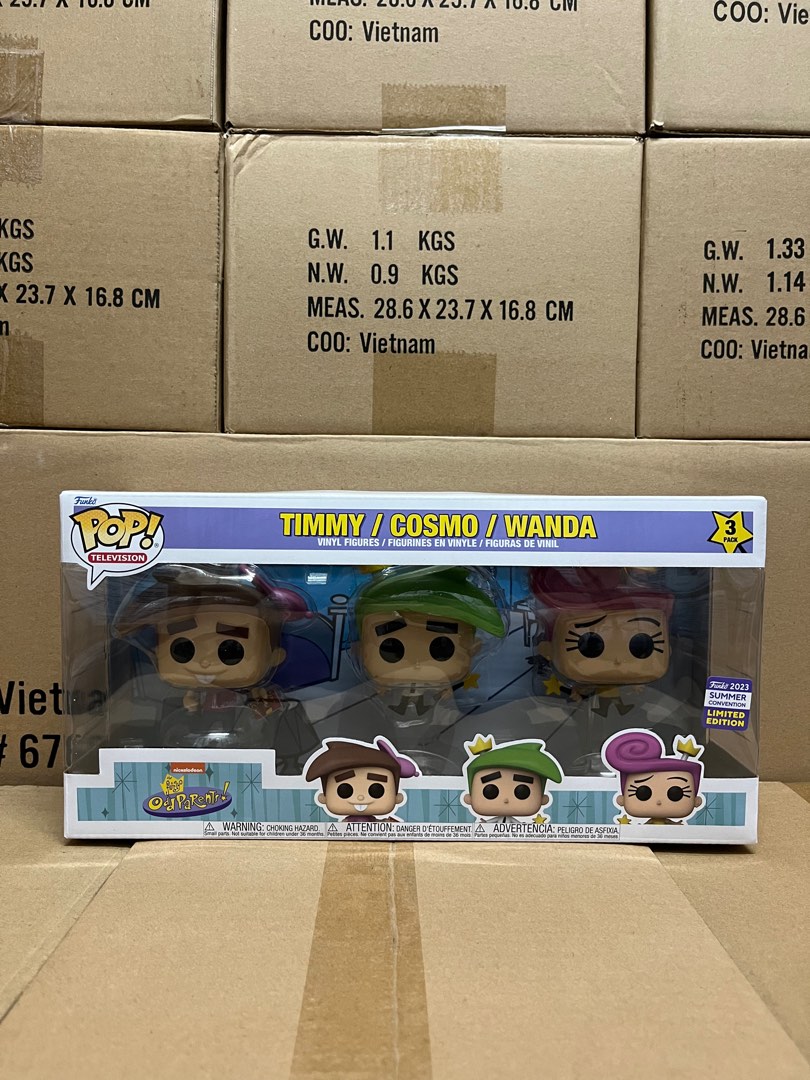 Funko Pop Fairly Odd Parents 3 pack, Hobbies & Toys, Toys & Games on ...