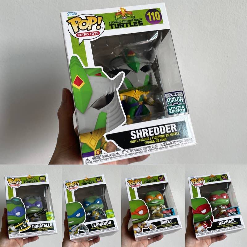 Funko Pop! TMNT X Power Rangers, Hobbies & Toys, Toys & Games on Carousell