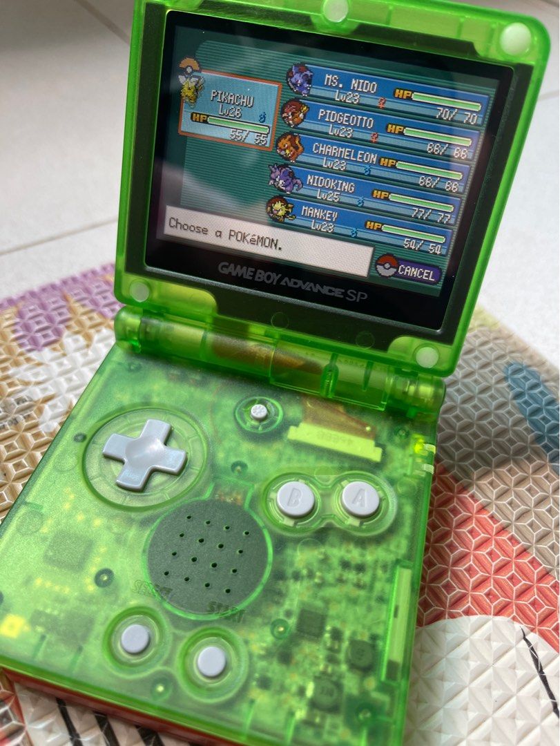 Gameboy Advance SP (GBA SP) (REFURBISHED), Video Gaming, Video Game Consoles, Nintendo on Carousell
