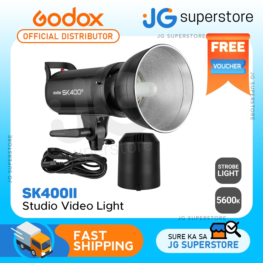 Godox SK400II 400W 400WS GN65 Professional Studio Flash Light Strobe ...