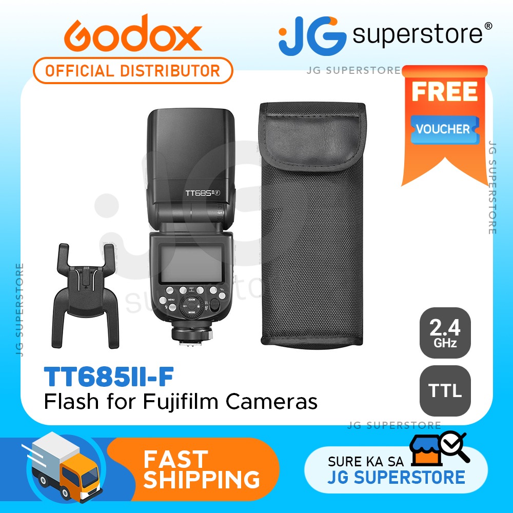 Godox TT685 II F Thinklite TTL Camera Flash with 2.4GHz X Wireless ...