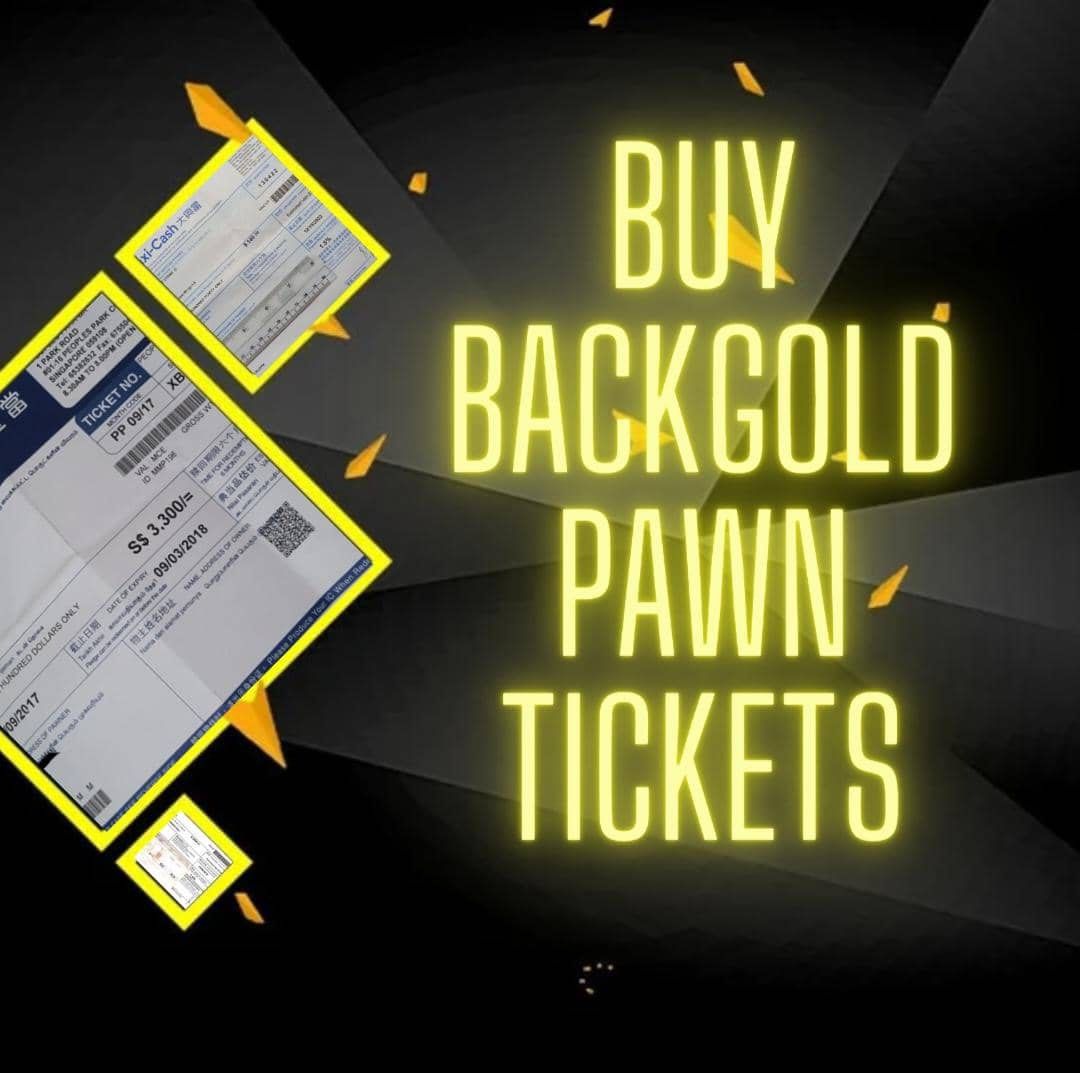 Gold pawn tickets, Men's Fashion, Watches & Accessories, Jewelry on ...
