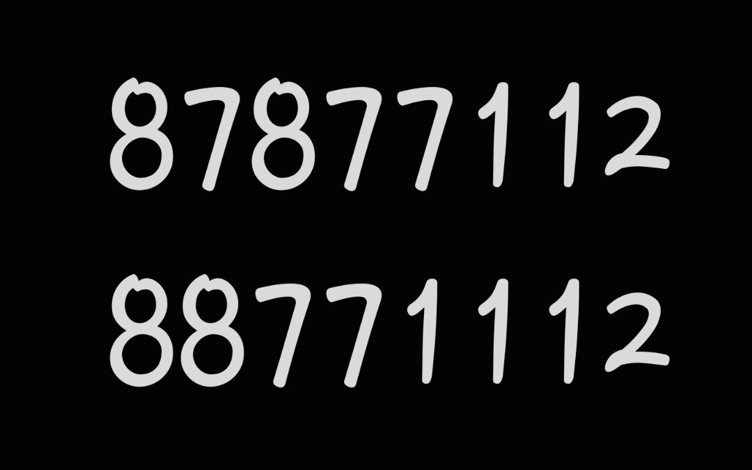 Golden number couple number auspicios number rare duo number, Mobile ...