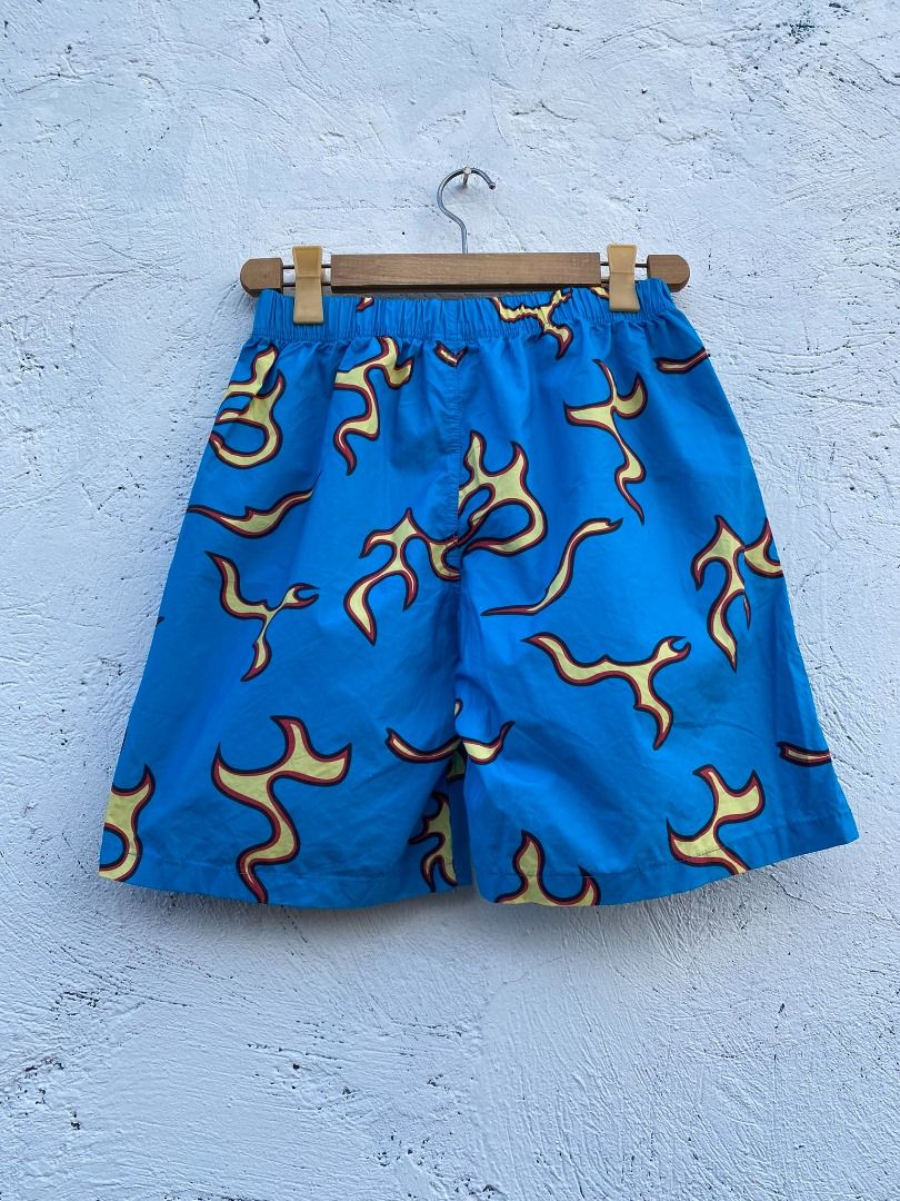 Golf Wang Blue Flame Shorts, Men's Fashion, Activewear on Carousell