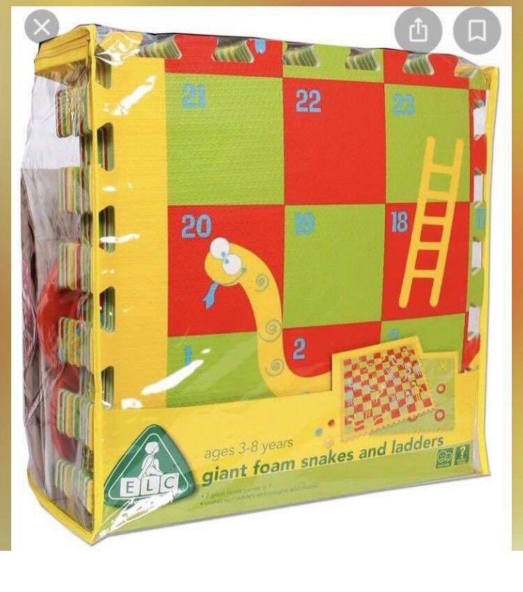 Good condition ELC snakes and ladders game, Hobbies & Toys, Toys ...