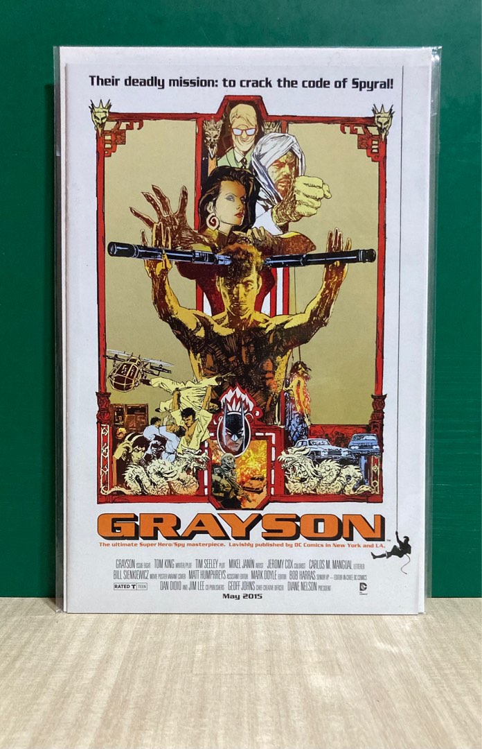 Grayson #8 Movie Poster variant, Hobbies & Toys, Books & Magazines ...
