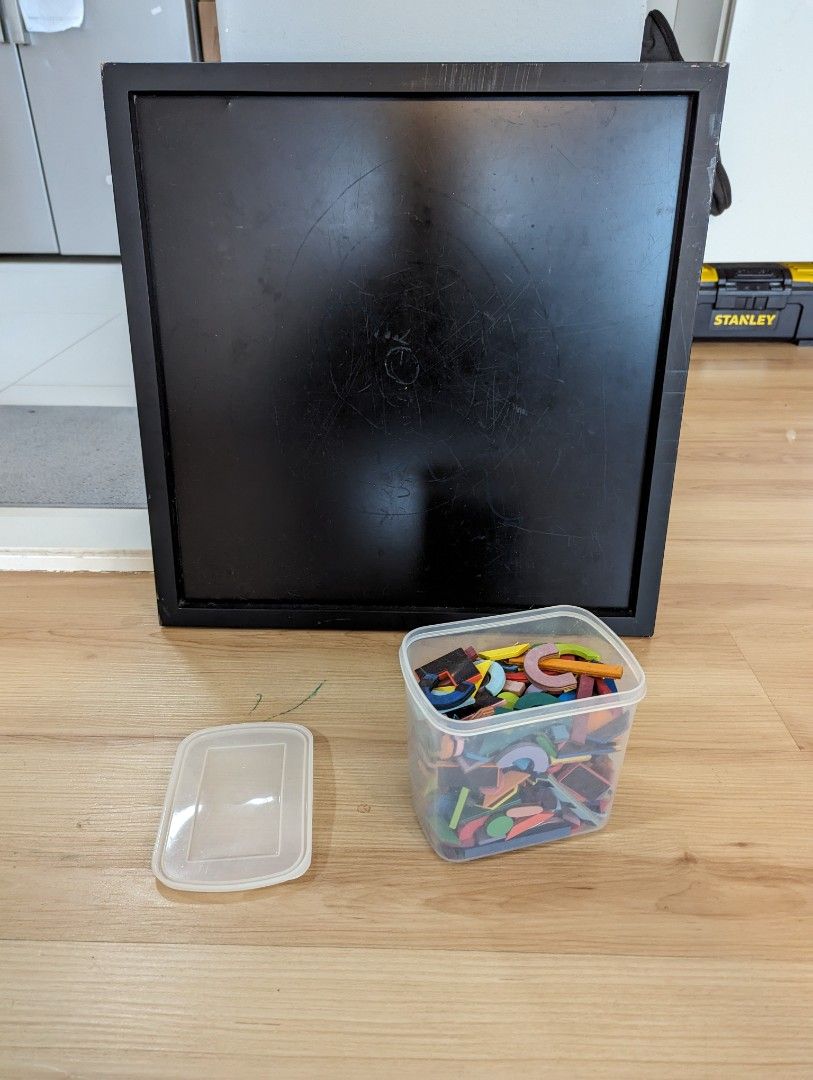 Grimm's magnetic board and wooden magnet pieces, Babies & Kids, Infant ...