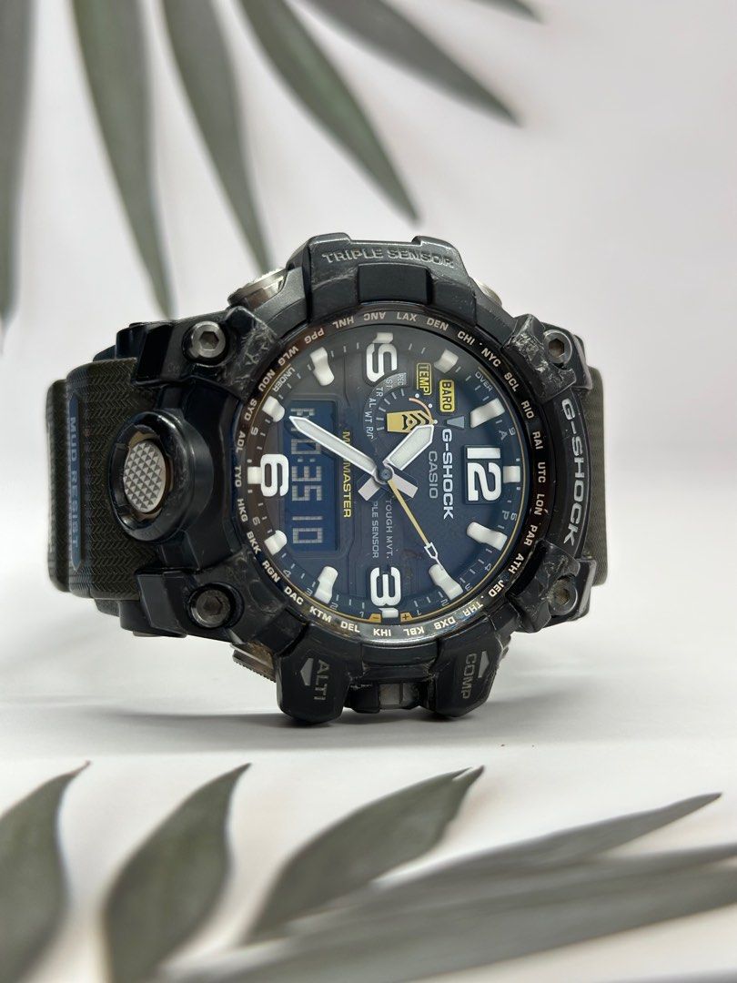 G-Shock MudMaster GWG-1000 Triple Sensor MultiBand 6 Tough Solar XL Men ...
