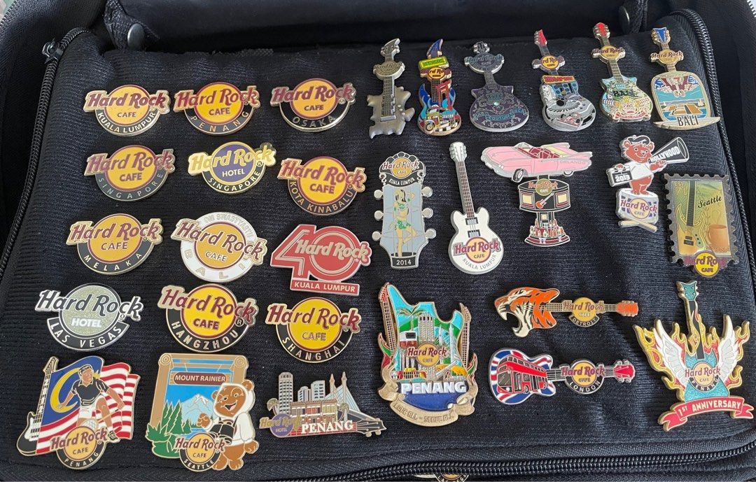 Hard Rock Pins Collection, Hobbies & Toys, Collectibles & Memorabilia ...