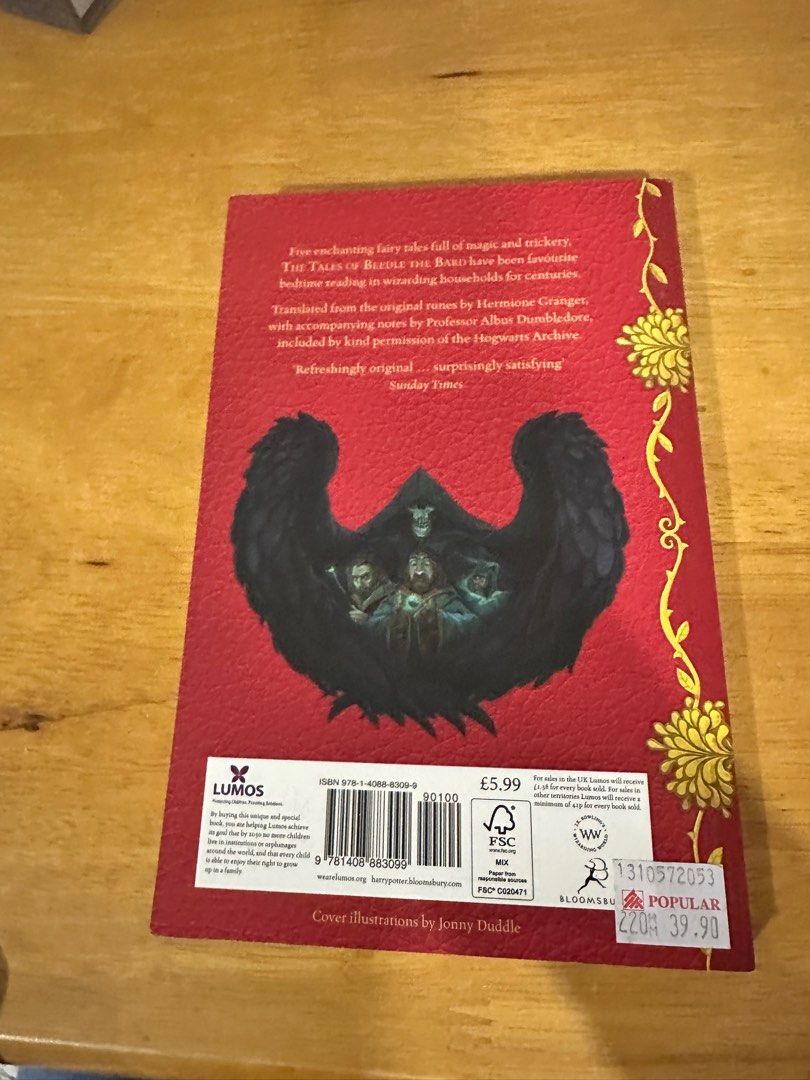 Harry Potter: The Tales of Beedle The Bard, Hobbies & Toys, Books ...