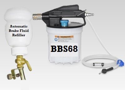 Brake service. Heavy Duty Brake Fluid Bleeder. Replace Brake fluid ...