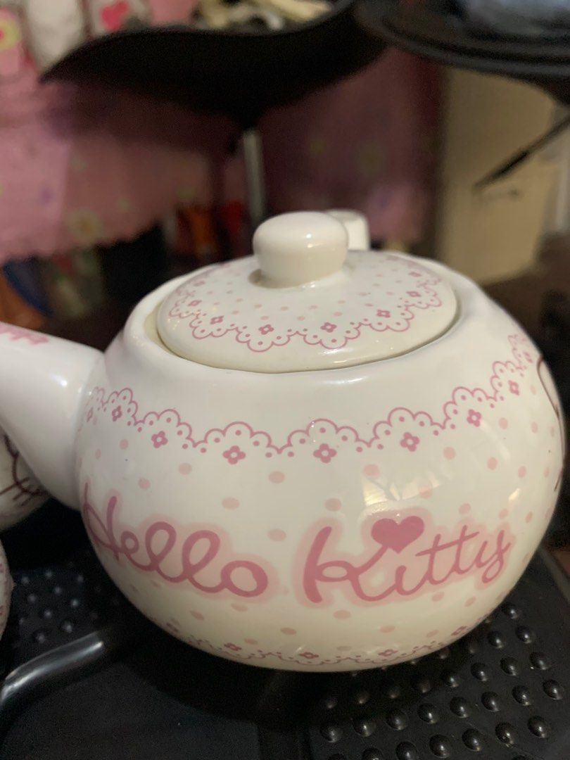 Hello Kitty tea cup set on Carousell