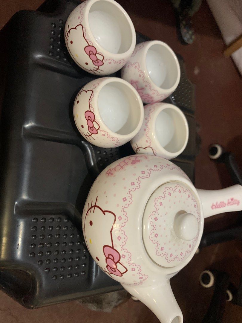 Hello Kitty tea cup set on Carousell
