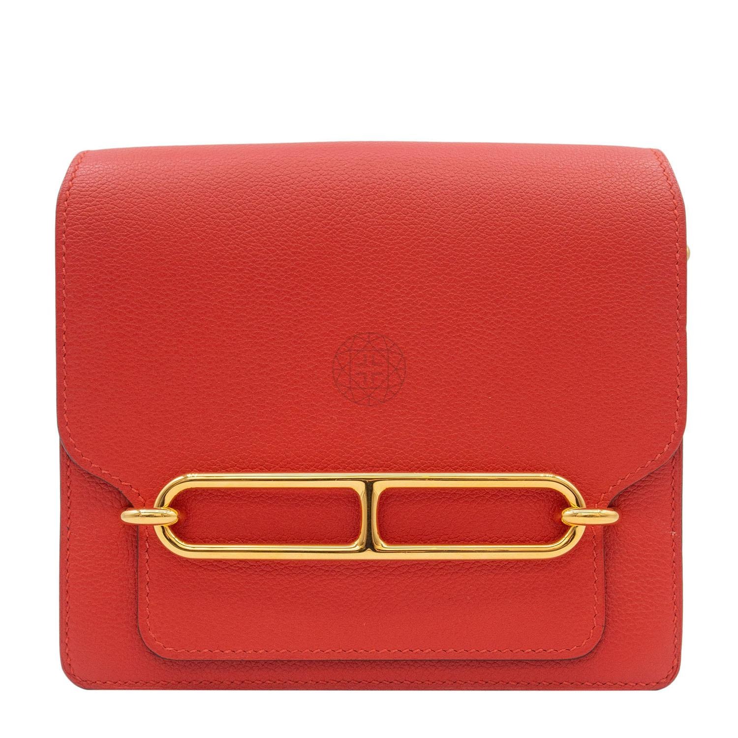Hermes Roulis Mini 18 Bag in Rouge Tomate, Luxury, Bags & Wallets on ...