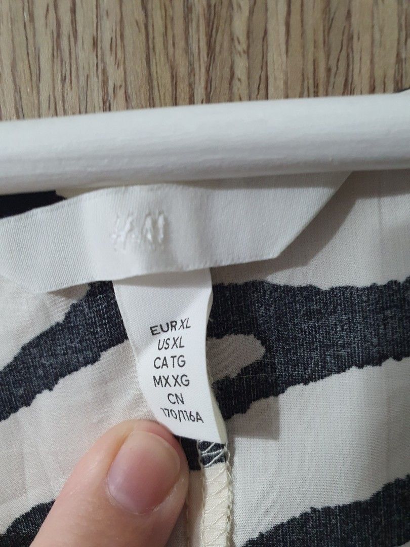 H&M XL plus / oversize zebra print summer dress, Women's Fashion, Dresses & Sets, Dresses on ...