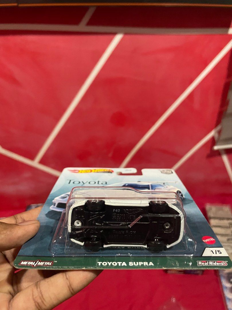 Hotwheels Toyota Supra White from the Toyota Set, Hobbies & Toys, Toys ...
