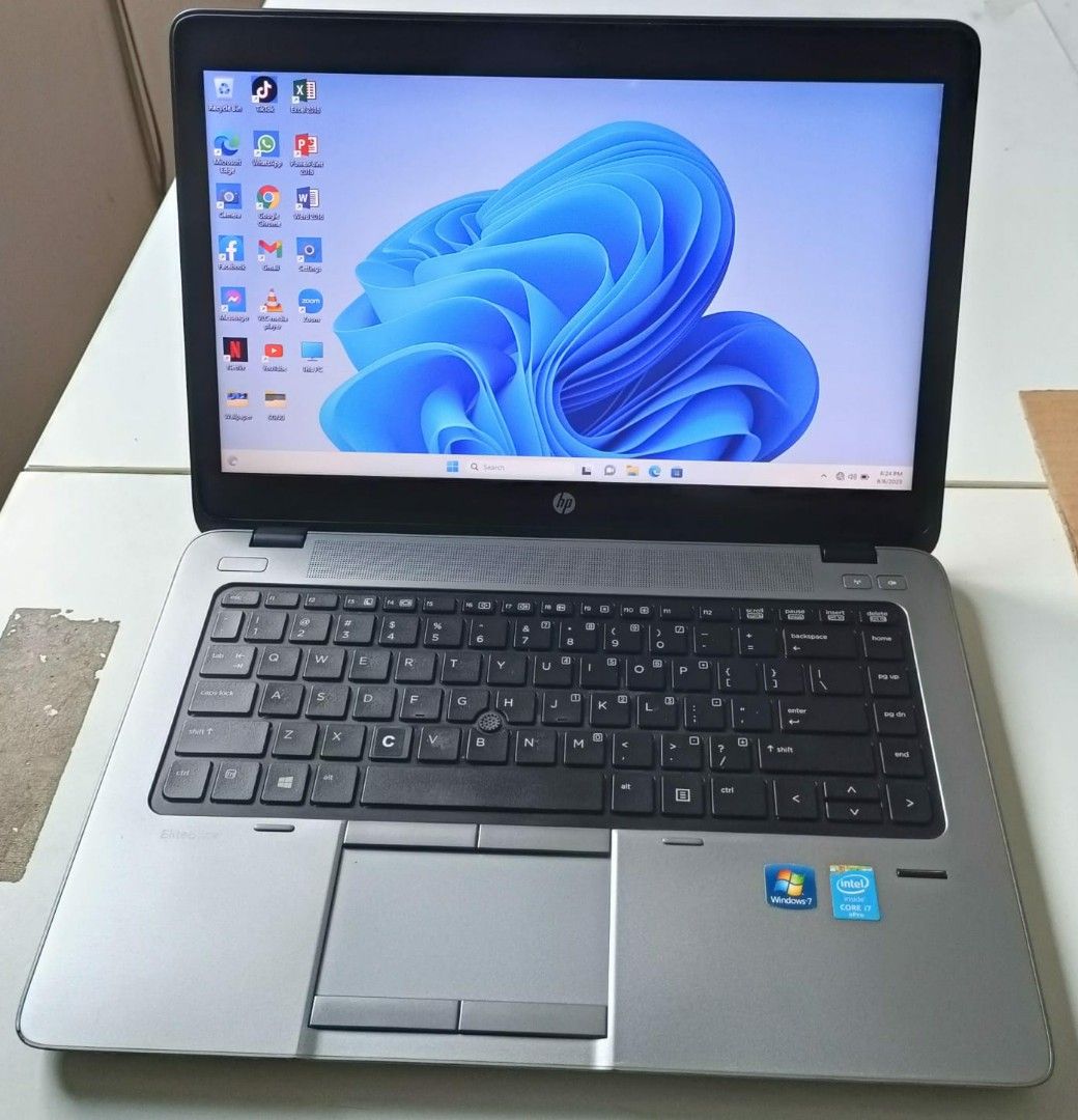 HP EliteBook 840 Intel Core i7 4th Generation Ram 8GB SSD 256GB Display ...