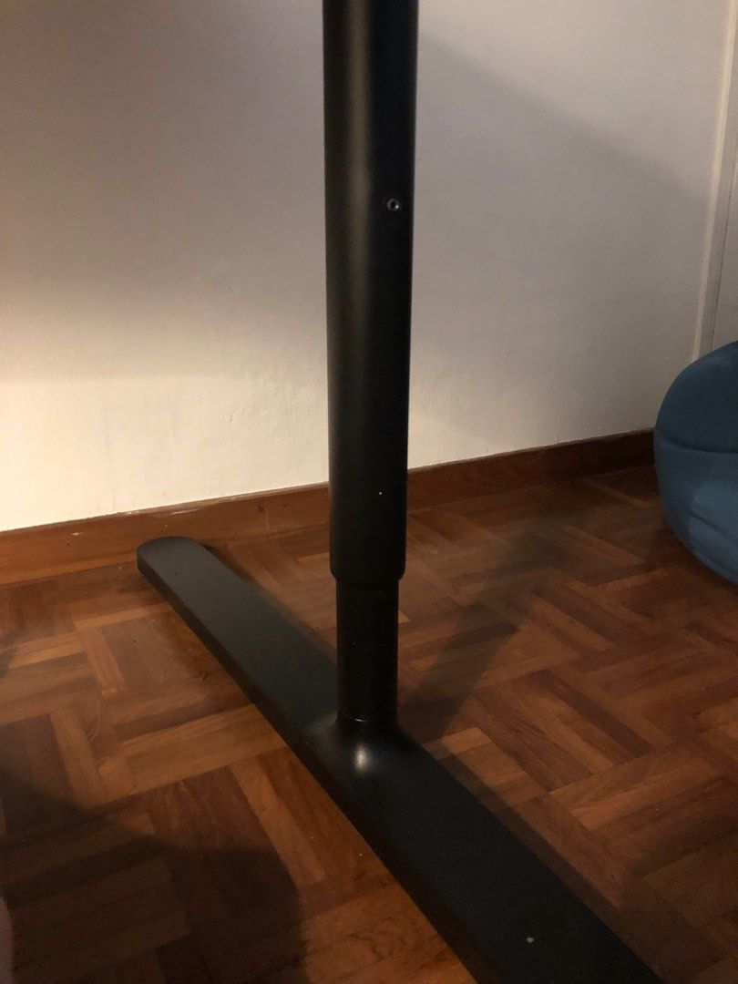 IKEA Bekant Corner desk right, linoleum blue/black,, Furniture & Home ...