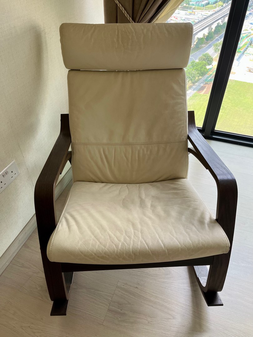 IKEA Poang Rocking Chair, Furniture & Home Living, Furniture, Chairs on ...