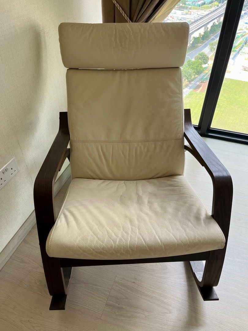 IKEA Poang Rocking Chair, Furniture & Home Living, Furniture, Chairs on ...