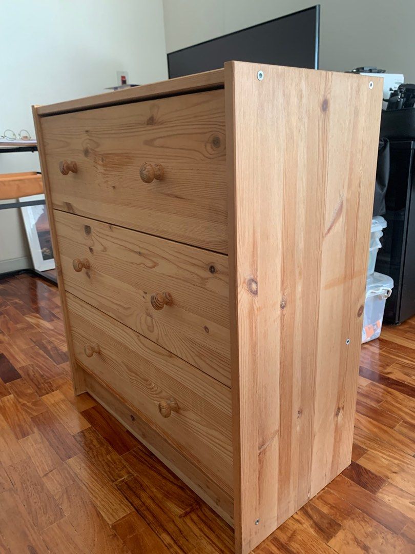 Ikea Rast 3 Drawer Chest, Furniture & Home Living, Furniture, Shelves ...