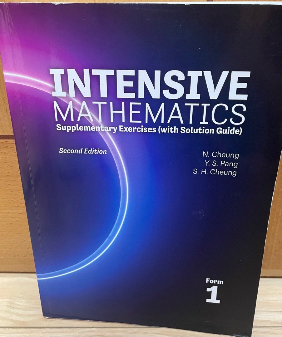 Intensive Mathematics Form 1, 興趣及遊戲, 書本 & 文具, 教科書 - Carousell