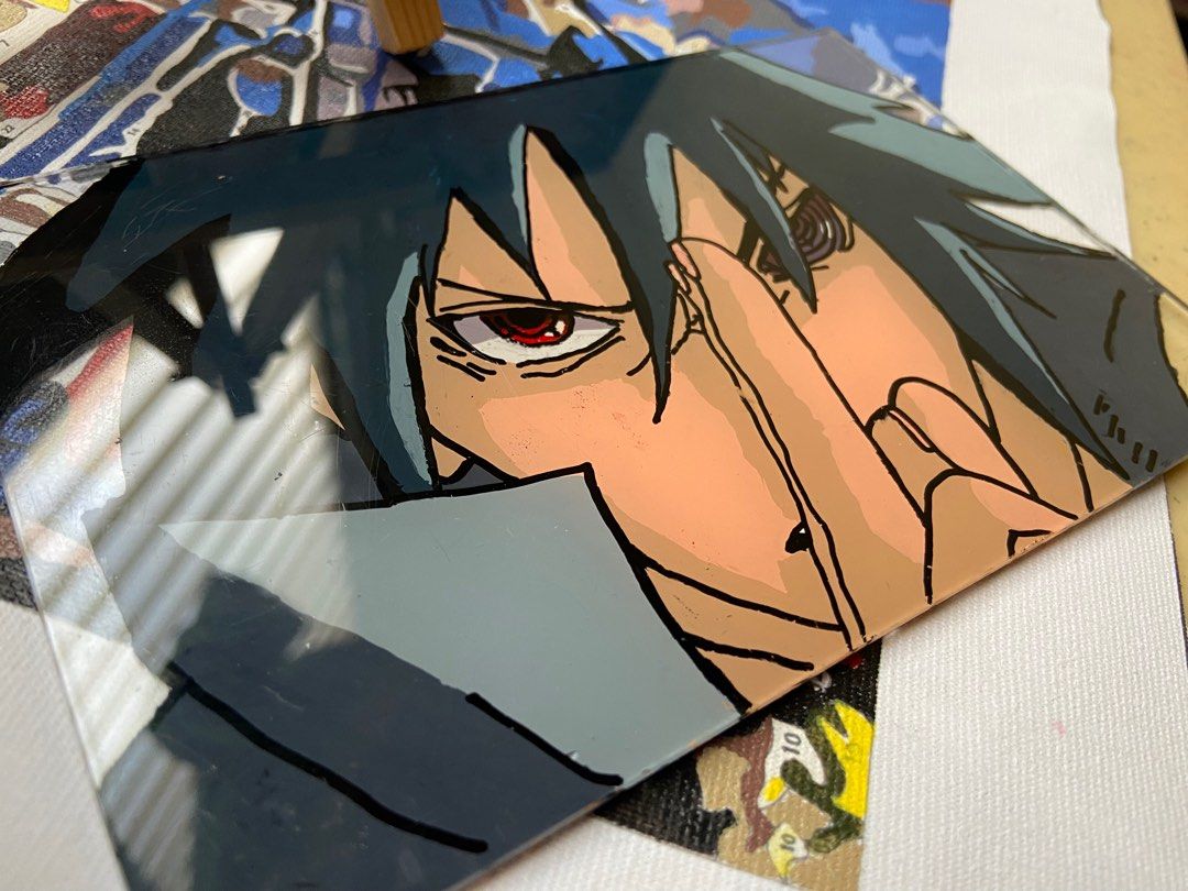 Itachi + Sasuke Acrylic glass art on Carousell