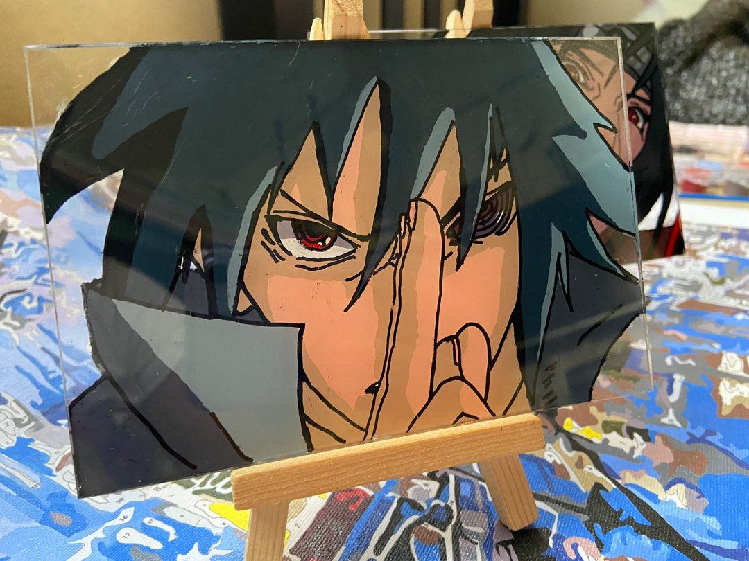 Itachi + Sasuke Acrylic glass art on Carousell