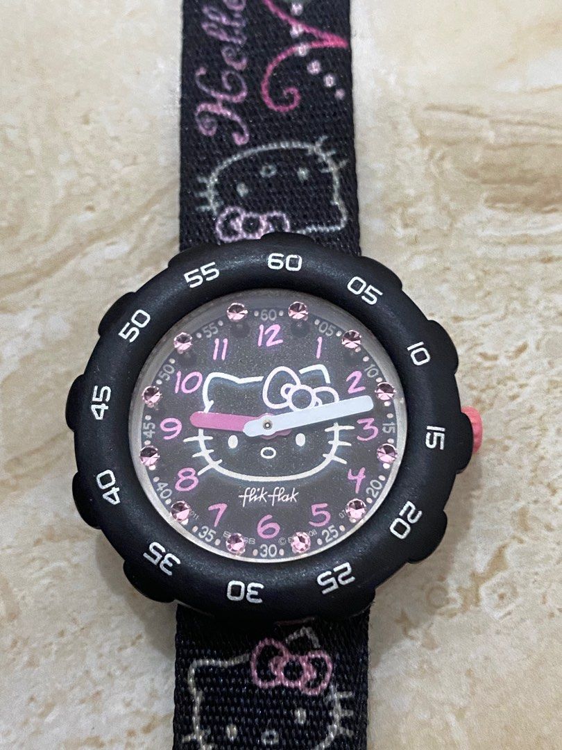 Jam anak flik flak hello kitty, Bayi & Anak, Lainnya di Carousell