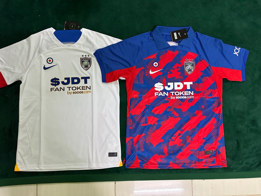 JDT home and away jersey 2023, Men's Fashion, Activewear on Carousell